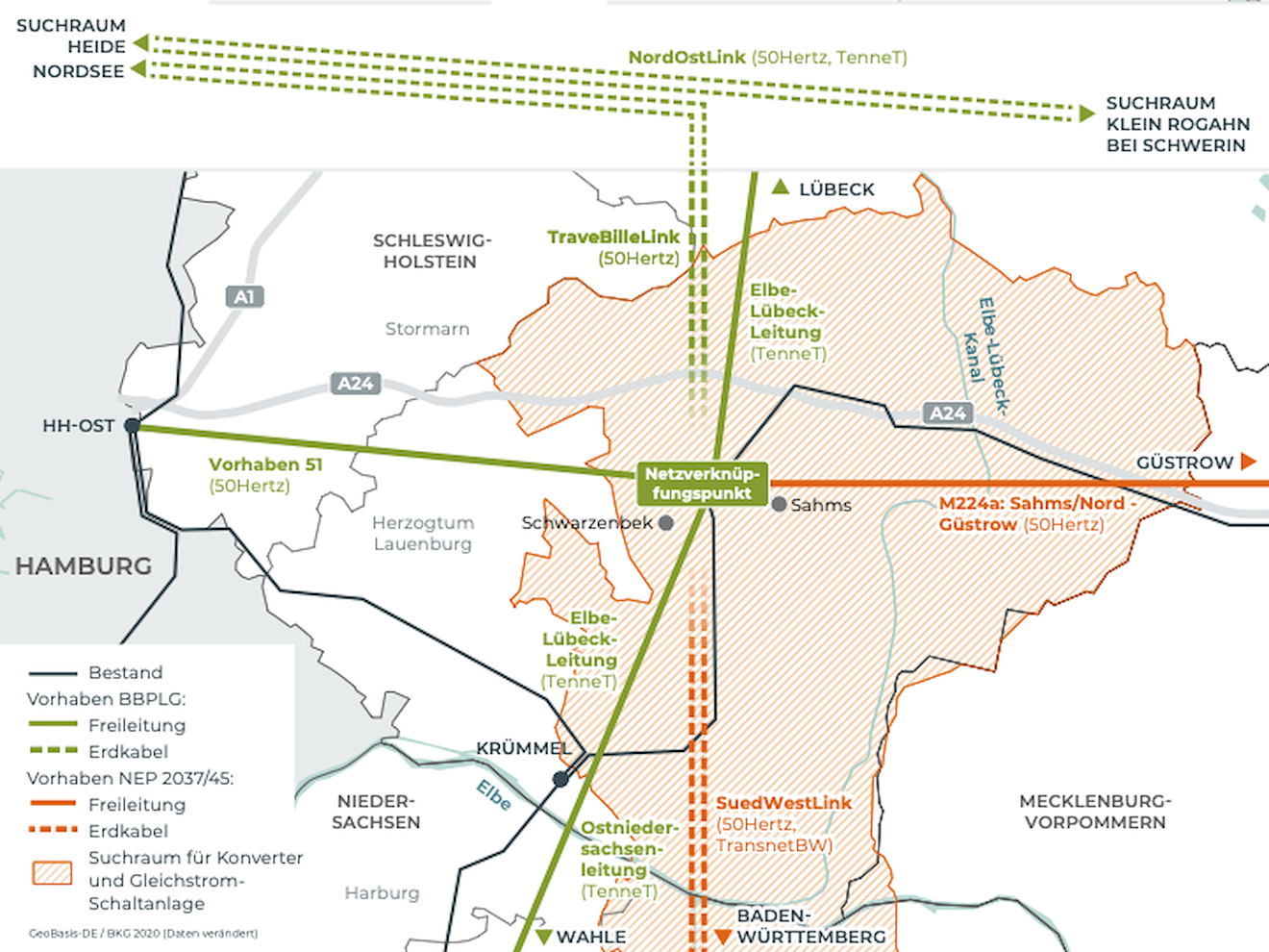 50hertz.com > Netz > Netzausbau > Projekte an Land > Vorhaben 51